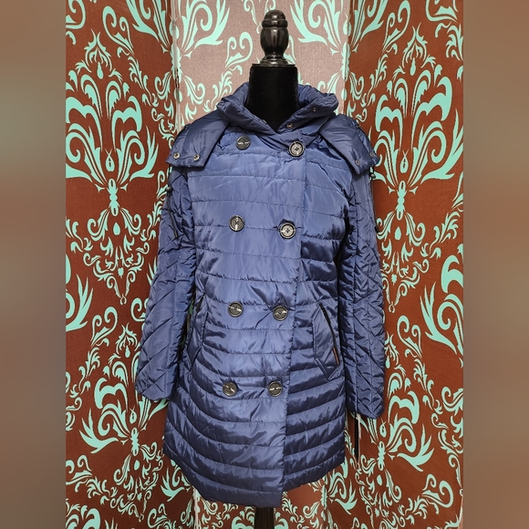 French Connection | Jackets & Coats | French Connection Blue Double ...